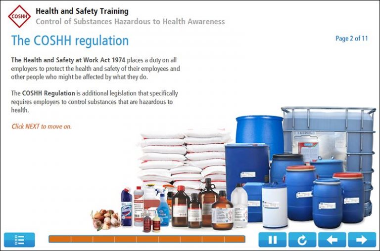 Online COSHH Training Course | RoSPA-Assured | i2Comply