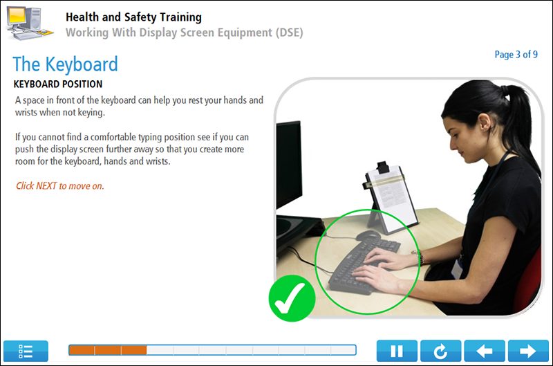 Display Screen Equipment (DSE) Online Course | i2Comply