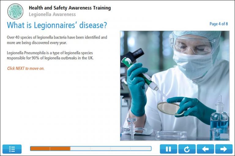 Legionella Awareness Training | RoSPA-Assured | i2Comply