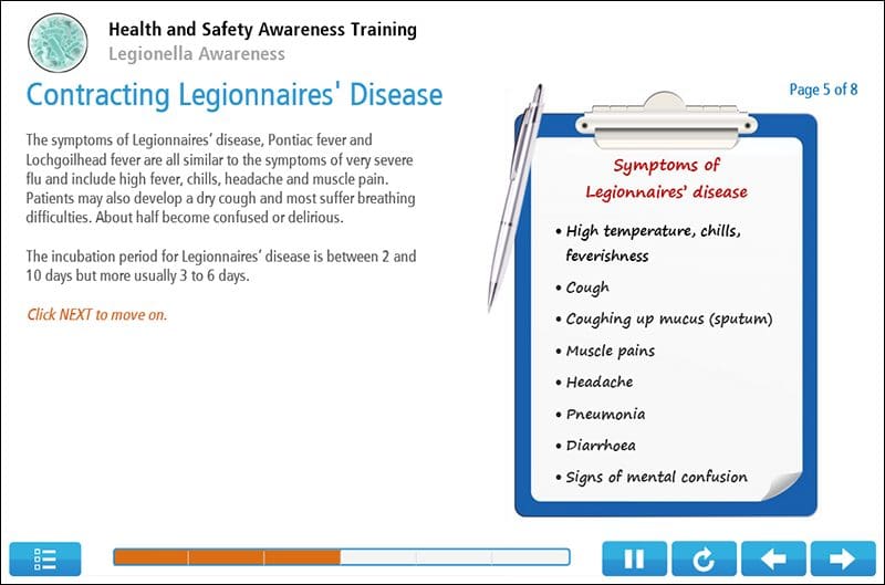 Legionella Awareness Training | RoSPA-Assured | i2Comply
