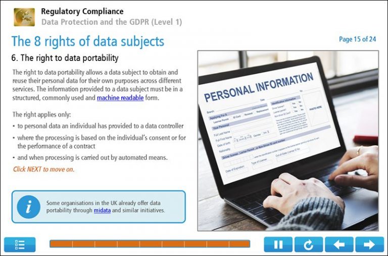 Online Data Protection & GDPR Training | i2Comply
