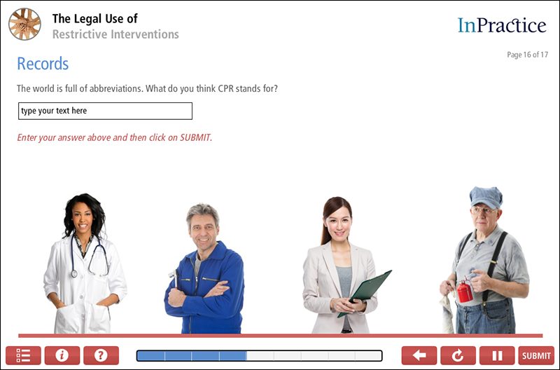 The Legal Use Of Restrictive Interventions Online Training Course