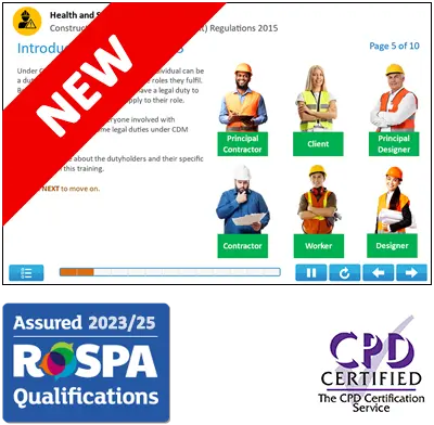 CDM Regulations Training Course | RoSPA-Assured | i2Comply